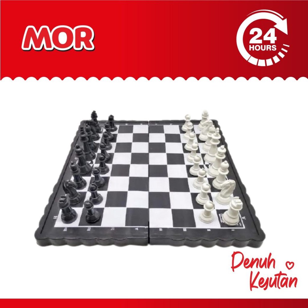 Jual CATUR Lipat Plastik Flip Plastic Chess 49 cm x 49 cm | Shopee ...