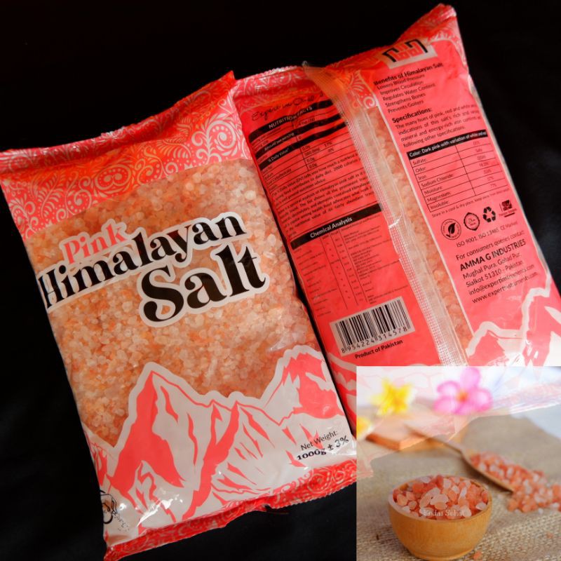 Jual Himalayan Salt Crystal Rocks 1kg - Garam Himalaya Kristal | Shopee ...