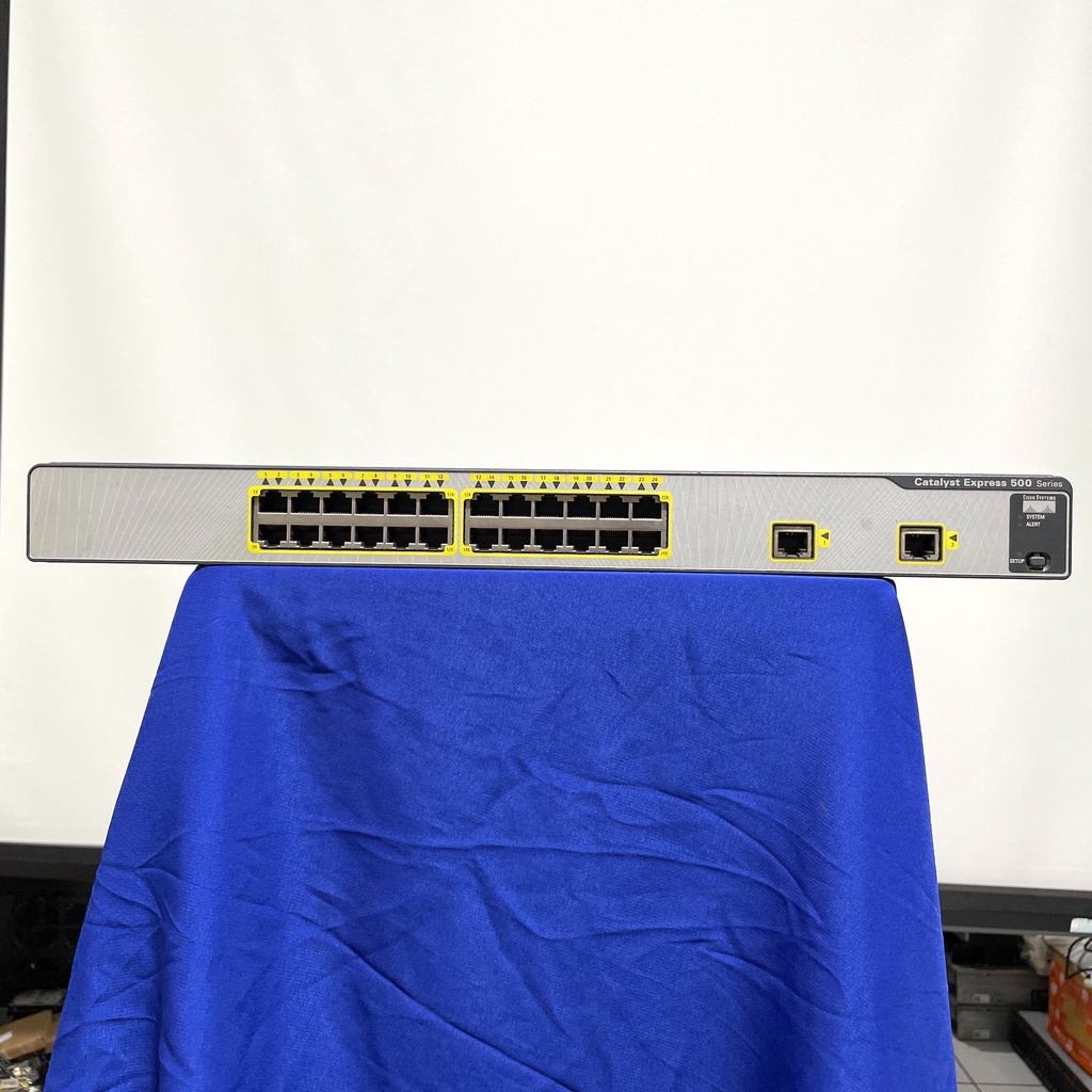 Jual switch hub cisco catalyst express 500 24 tt 24 port 10 100 2 port ...