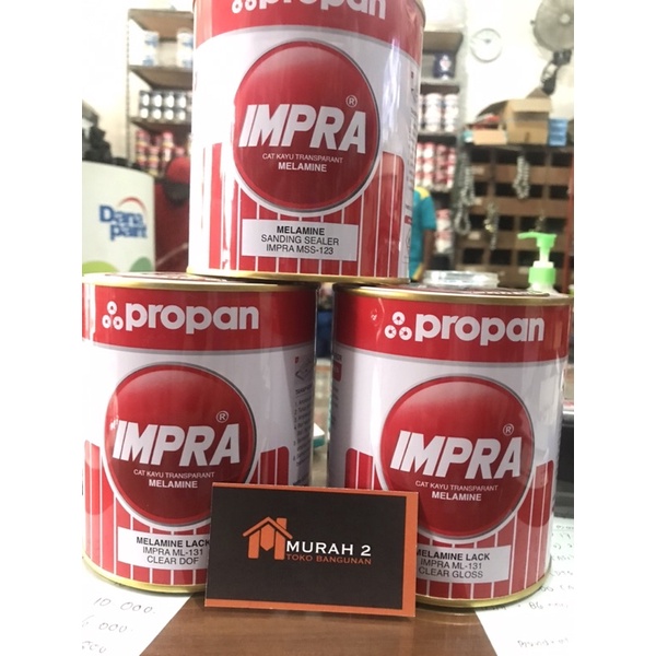 Jual Impra melamine sistem / politur kayu / Finishing kayu 2 komponen- IMPRA SENDING / GLOSS ...