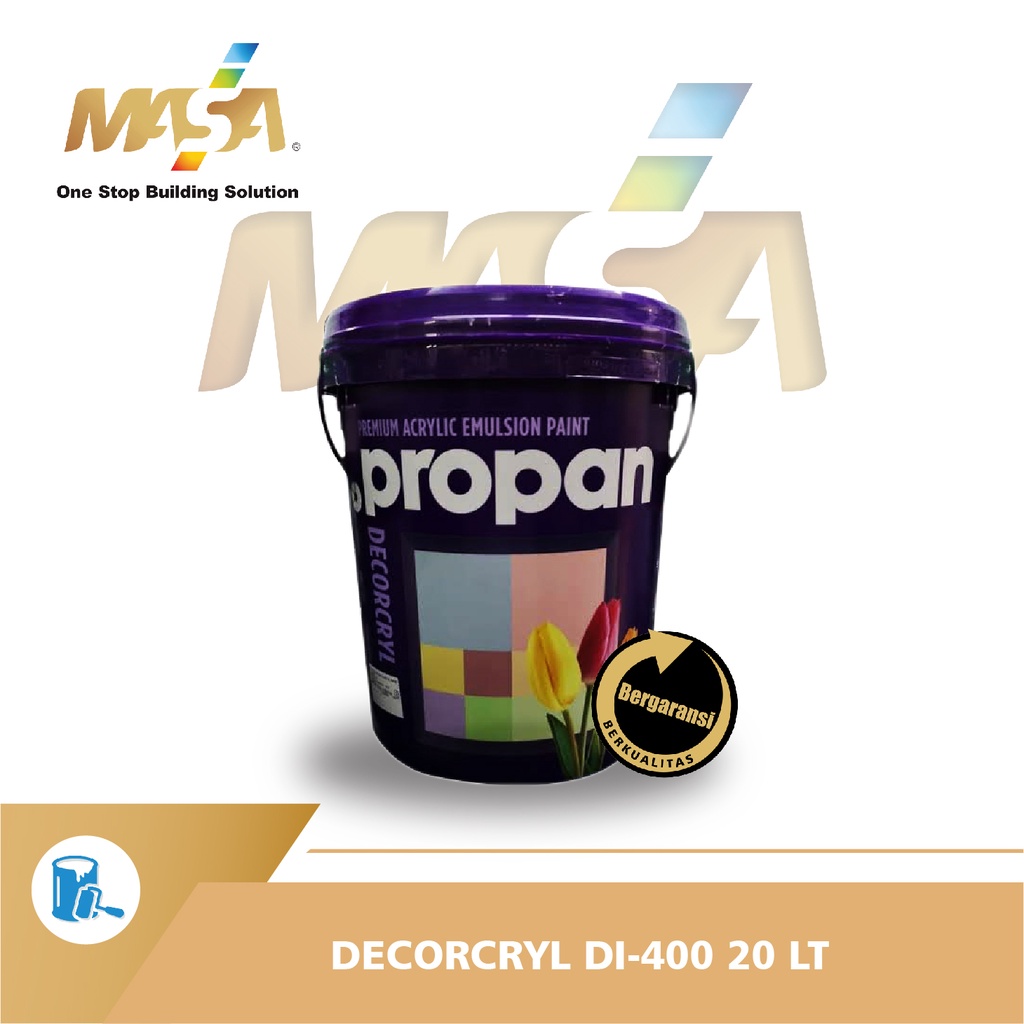 Jual CAT TEMBOK DALAM MURAH PROPAN DECORCRYL INT DI-400 20 LTR (MIXING ...