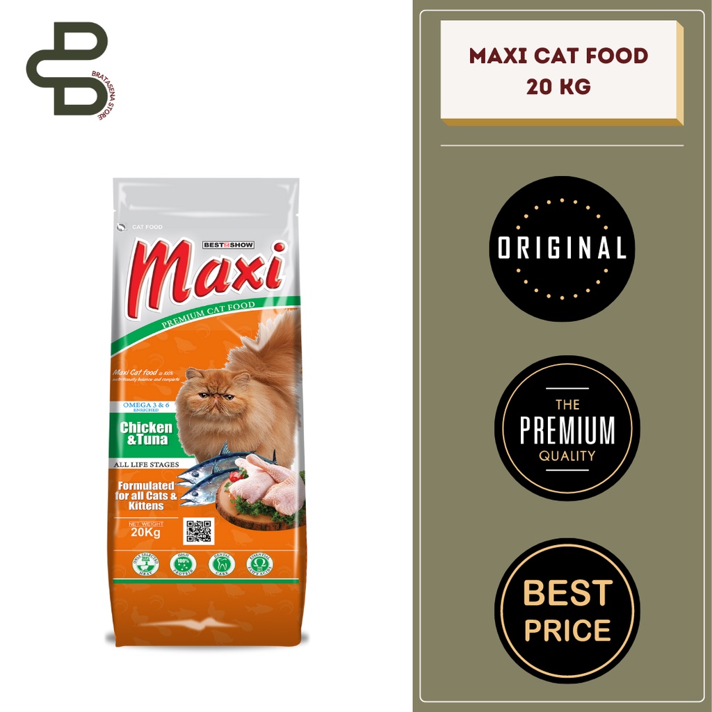 Jual MAXI CAT FOOD 20KG FRESHPACK (KHUSUS GOSEND) | Shopee Indonesia