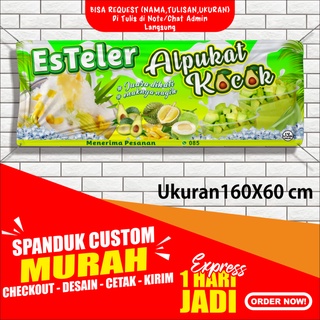 Jual SPANDUK BANNER BACKDROP ALPUKAT KOCOK ES TELER /CETAK SPANDUK ...