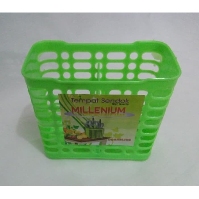 Jual WADAH TEMPAT SENDOK PLASTIK MILLENIUM - MILENIUM - DP | Shopee ...