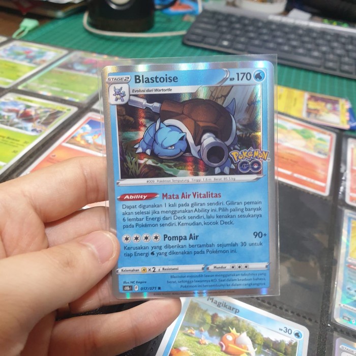 Jual Kartu Pokemon Indonesia - Pokemon Go S10b - Blastoise | Shopee Indonesia