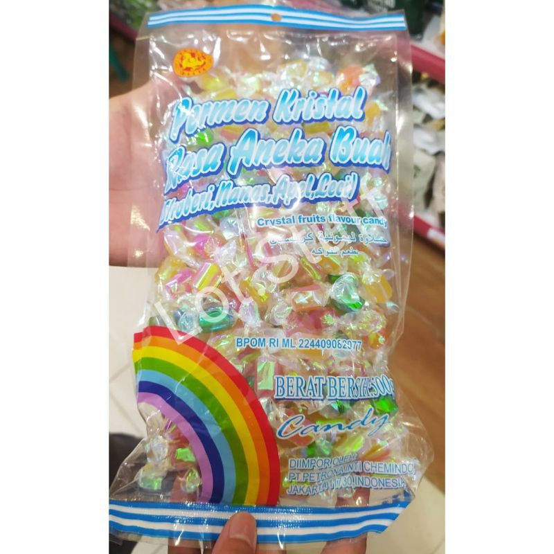 Jual Permen Kristal Rasa Aneka Buah/Permen Imlek/Permen Kecil Malaysia ...