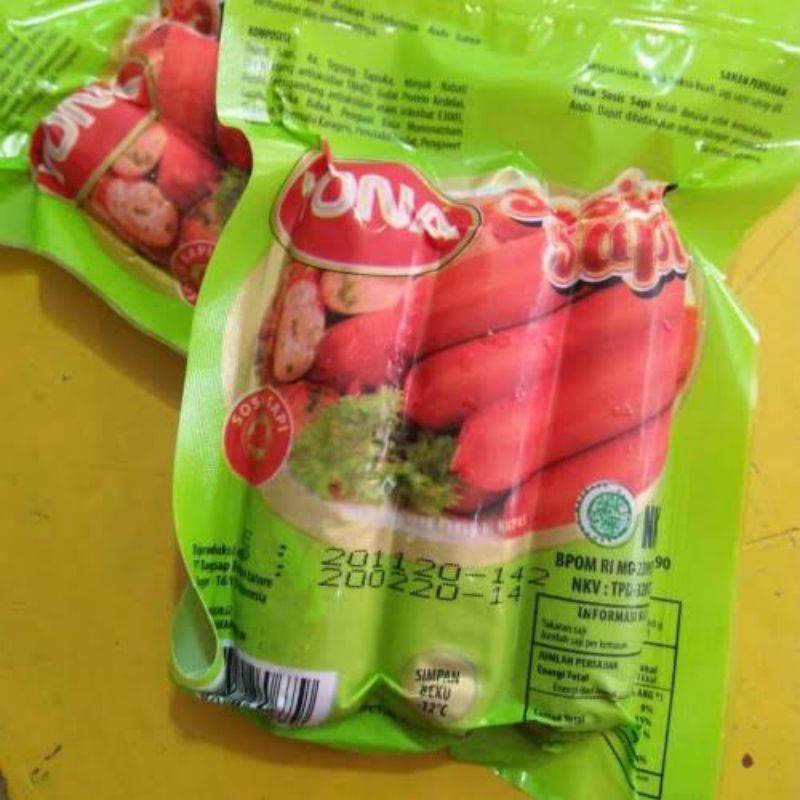 Jual Sosis Yona Sapi isi 3pcs | Shopee Indonesia