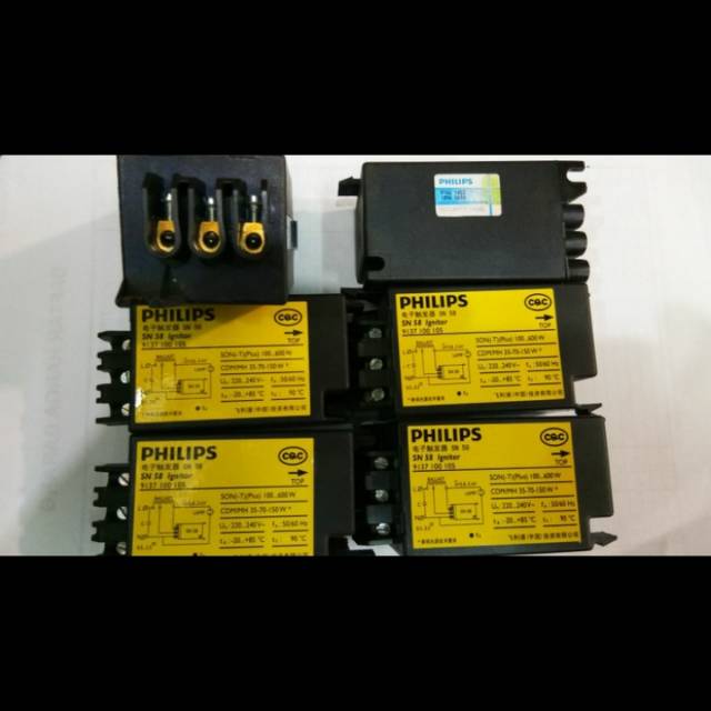 Jual Ignitor SN 58 / SN58 Tipe Son-T / CDM/MH 220V merk Philips ...