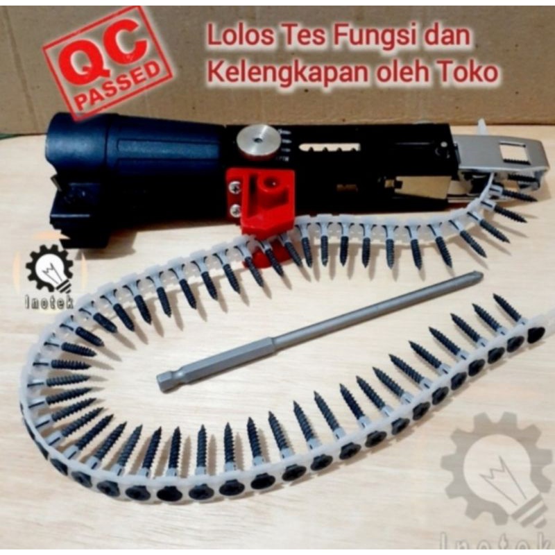 Jual Adaptor Tembak Baut,Sekrup-Screw Chain Nail Gun Electric Drill ...
