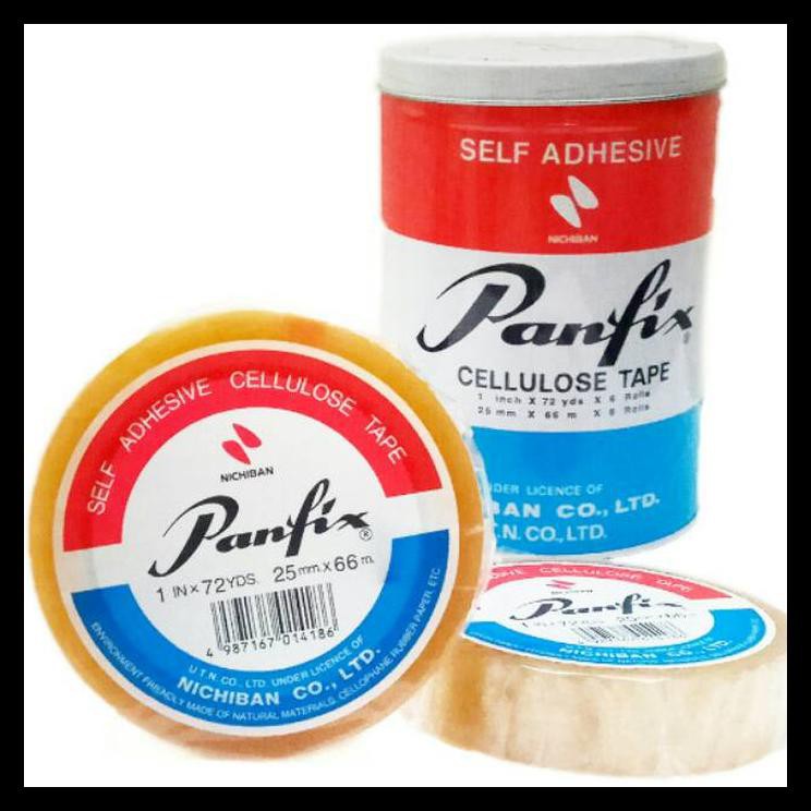 Jual DISKON! Isolasi Panfix 24mm 1" inch x 72 yards 66 meter (1 kaleng ...