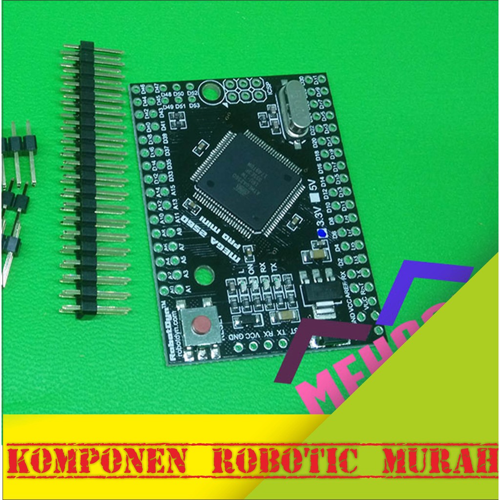 Jual Arduino Mega Mega2560 PRO Extra Mini 3.3V 3.3 ATmega2560-16AU ...