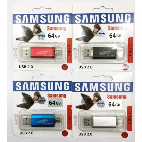 Jual FLASHDISK OTG SAMSUNG 4GB 8GB 16GB 32GB MEMORY FLASH DISK ON THE ...