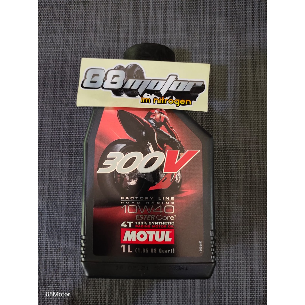 Jual OLI MOTUL 300V FACTORY LINE ROAD RACE RACING 10W40 BUATAN MADE PERANCIS | Shopee Indonesia