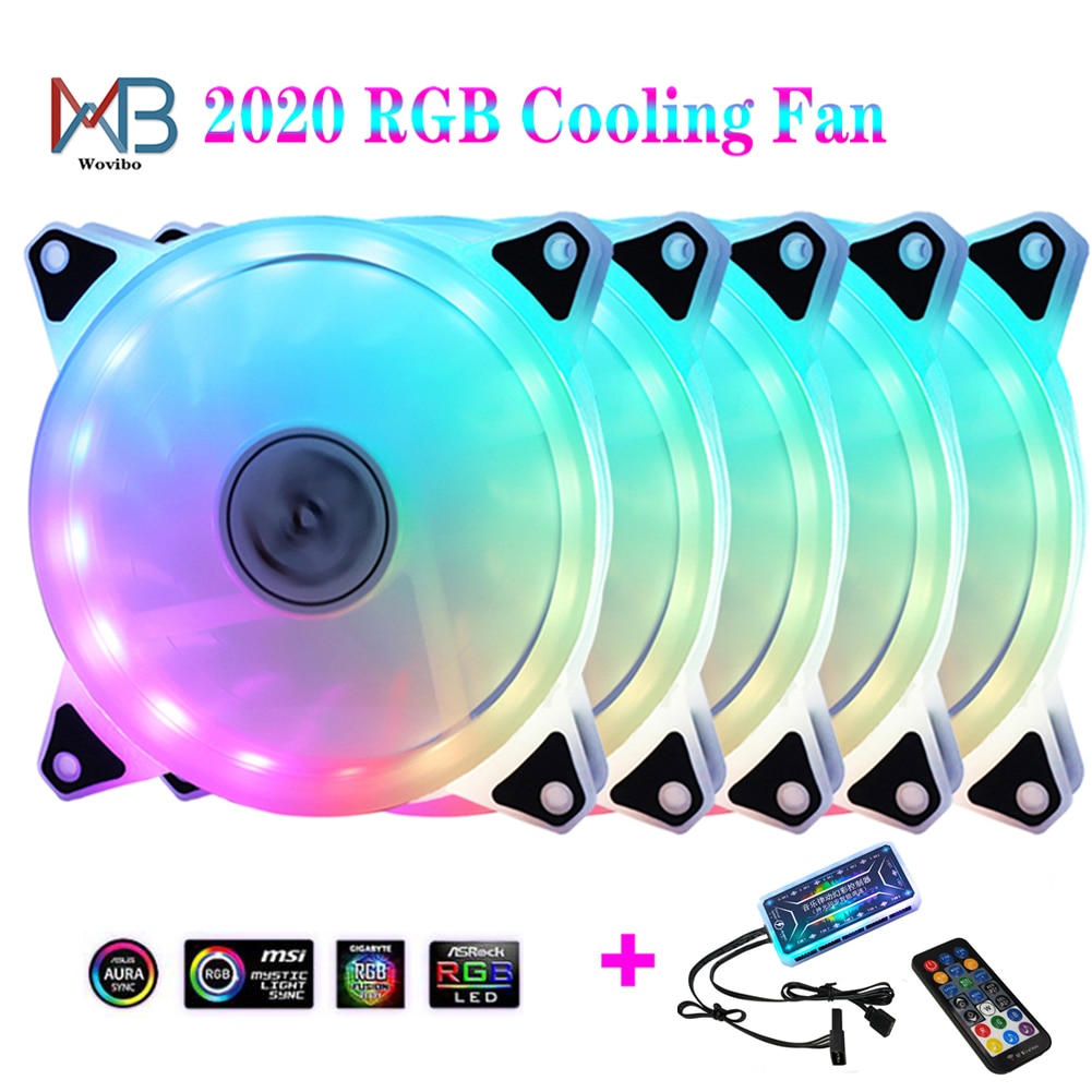 Jual PREORDER 120mm Case Fan Cooler PC Air Cooling Fans Adjustable PWM ...