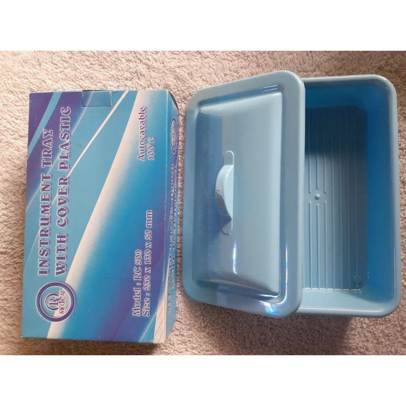 Jual Bak Instrumen 509 Plastik Dengan Tutup Instument Tray | Shopee ...