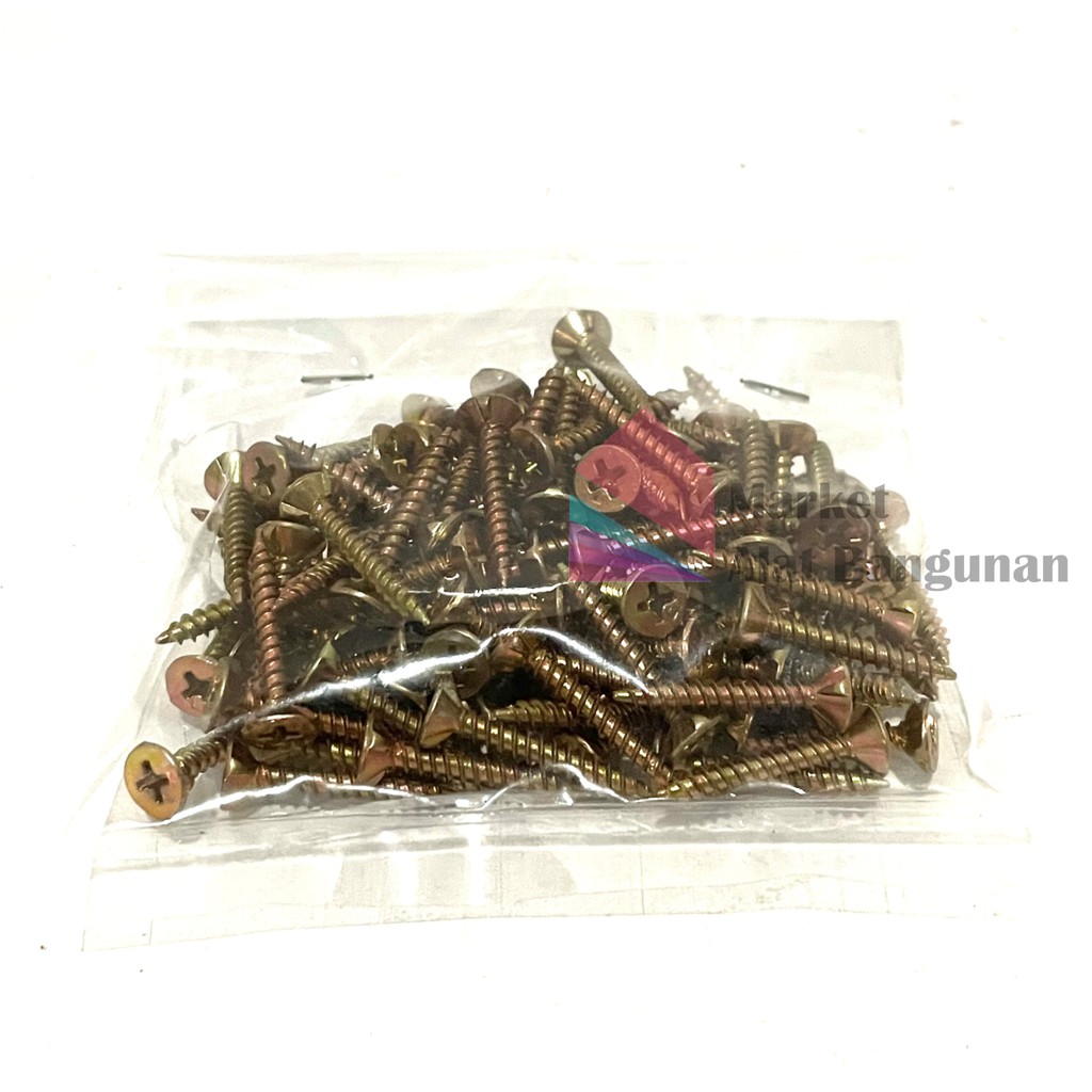 Jual Skrup GRC Kuning 6X1 / Sekrup Calsiboard 6 x 1 / Skrup Kalsiboard ...