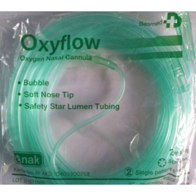 Jual Slang oxygen anak/slang oksigen anak/oxyflow/oxygen nasal cannula ...