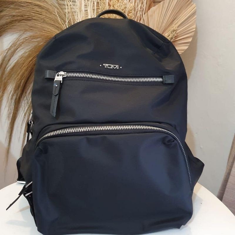 Jual tumi cora backpack black nylon original | Shopee Indonesia