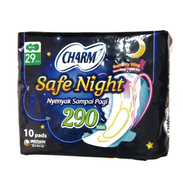 Jual Charm Wing - Safe Night - 10 Pads - 29 cm - Per Pcs | Shopee Indonesia