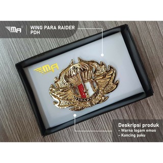 Jual WING PARA RAIDER PDH BRIVET BREVET PIN PARA RAIDER | Shopee Indonesia