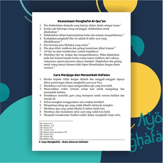 Jual Buku Ayo Menghafal Buku Setoran Hafalan Al - Qur'an Full 30 Juz ...