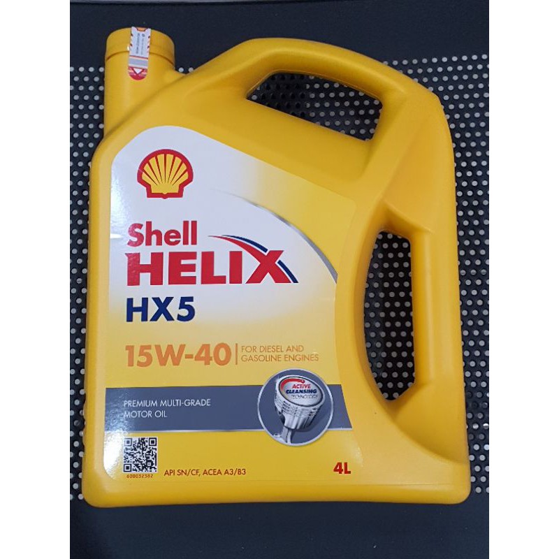 Jual Oli Shell HELIX HX5 15W-40 4L Original | Shopee Indonesia