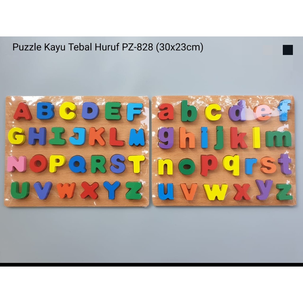 Jual puzzle abjad a sd z tebal kode pz 828 30x23 cm | Shopee Indonesia