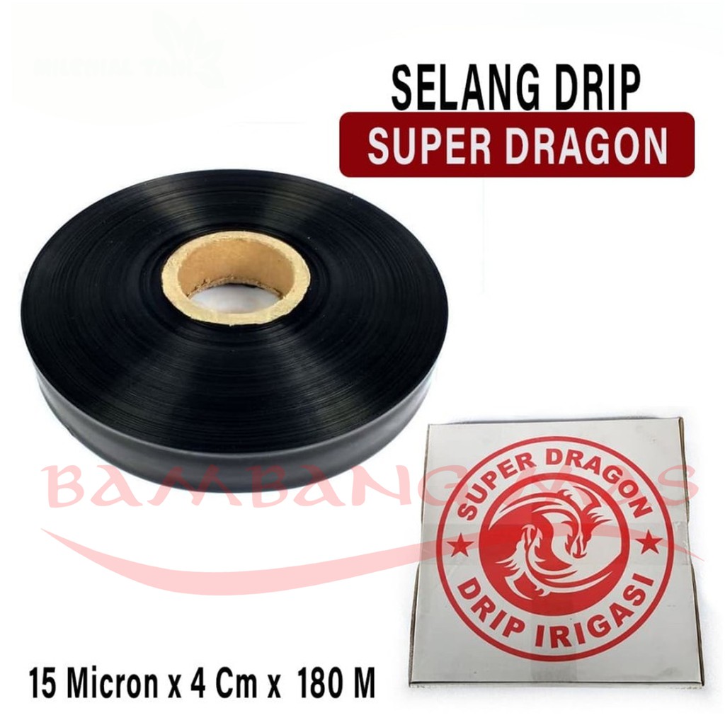 Jual Selang Drip 15 Mikron 180 Meter Dragon Irigasi | Shopee Indonesia