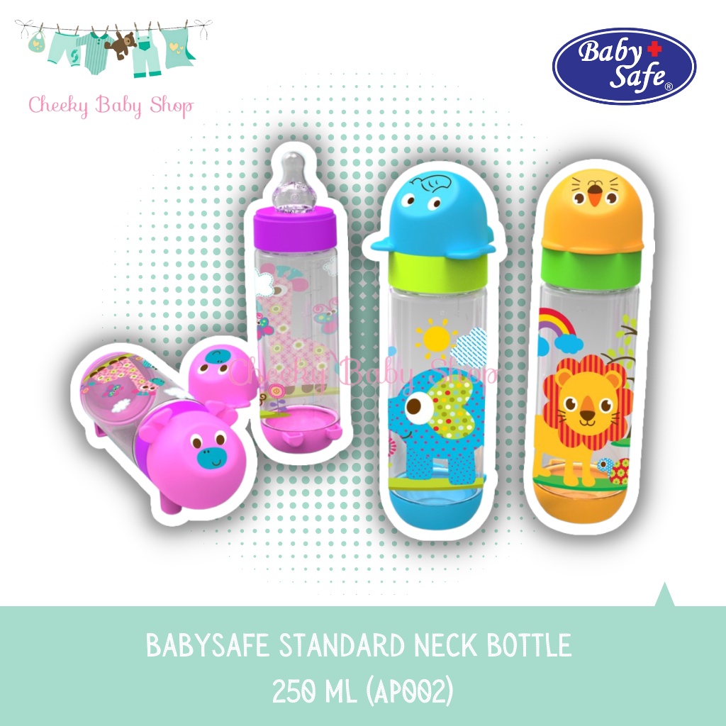 Jual BABY SAFE Standard Neck Bottle / Botol Susu 250ml (AP002) | Shopee ...