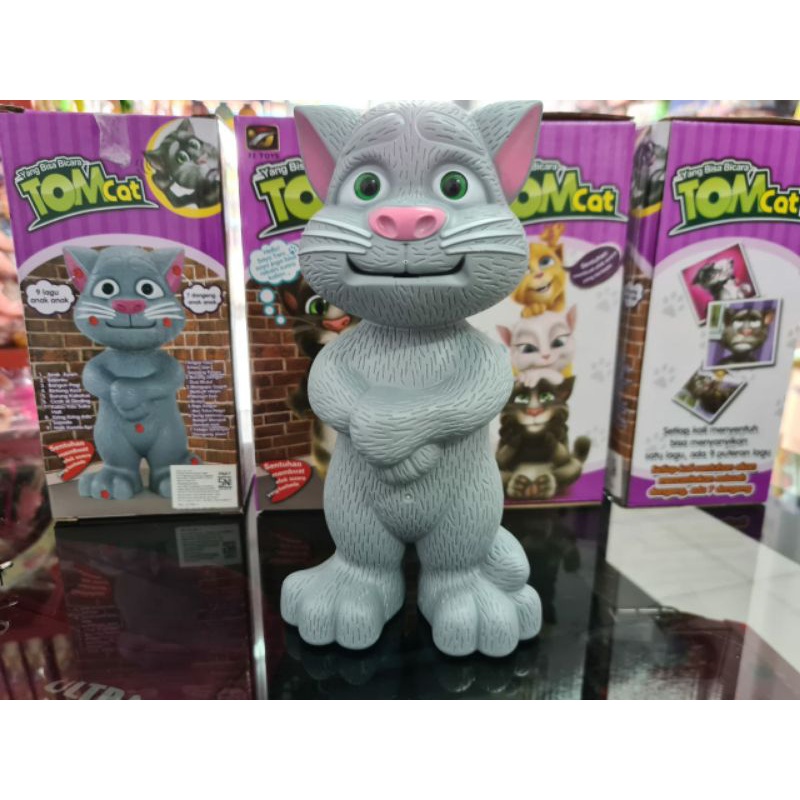Jual mainan boneka tomcat cerita inteligent talking tom cat Indonesia ...