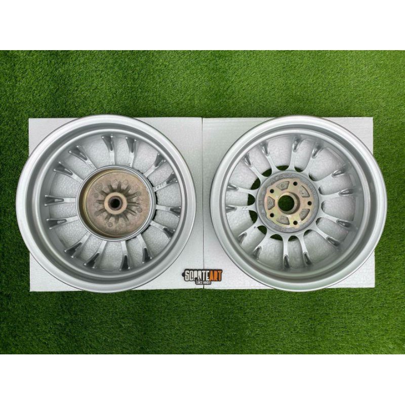 Jual Velg Original Vrossi Tuscan Arcticsilver Metallic Ring 12 | Shopee ...