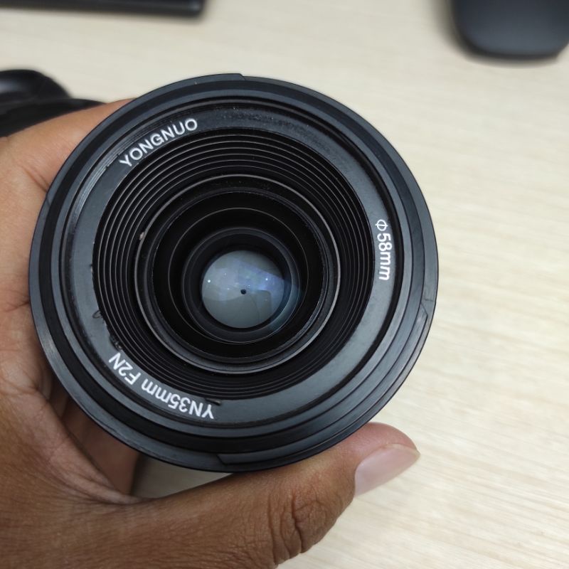Jual lensa fix yongnuo YN 35mm 50mm for nikon canon murah meriah bokeh ...