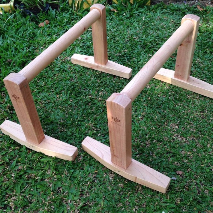 Jual Wooden Parallettes Vex Medium Parallette Bar Push Up Bar | Shopee ...