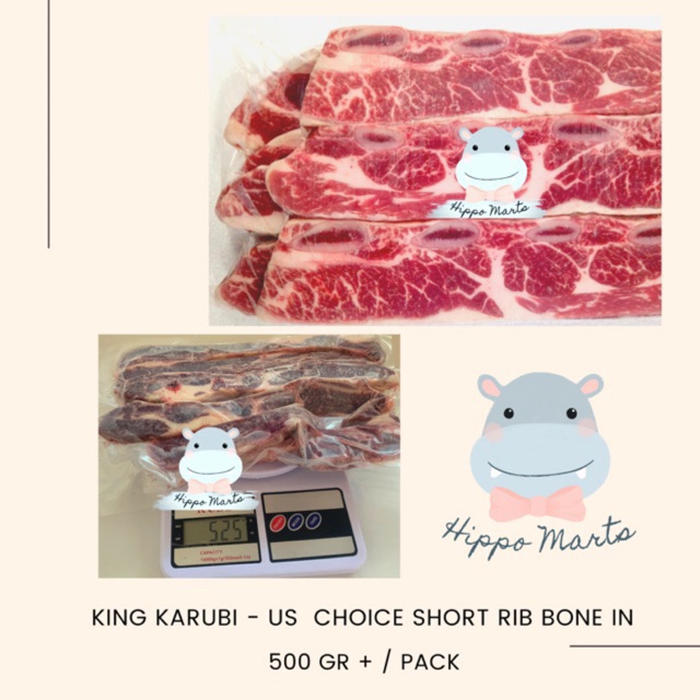 Jual King karubi PREMIUM / Choice Short Rib Bone In US BEEF Indonesia ...
