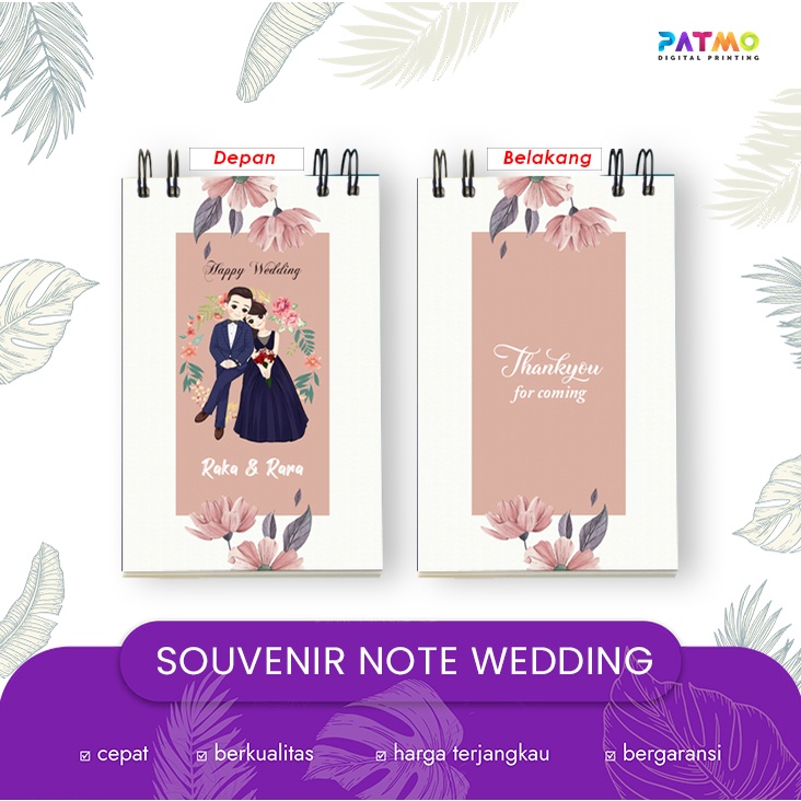 Jual Souvenir Pernikahan Blok Note / Souvenir Ulang Tahun Bisa Custom ...
