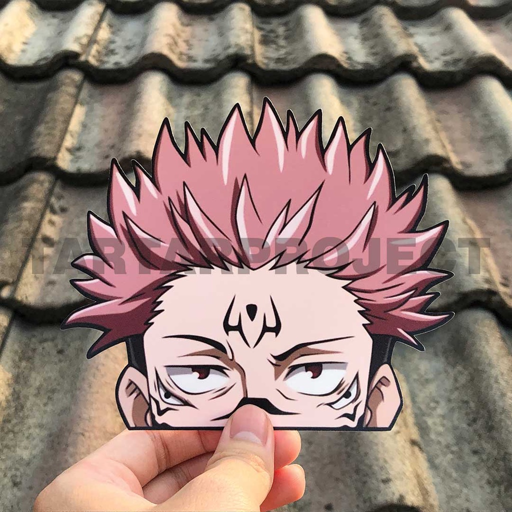 Jual Sticker Stiker Vinyl - Peeker Anime Jujutsu Kaisen Sukuna | Shopee ...