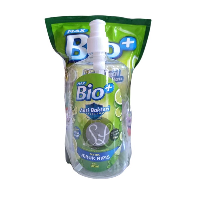 Jual Sabun Cuci Piring Max Bio+ / Max Bio Plus 780ml | Shopee Indonesia