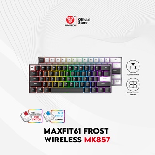 Jual Fantech MAXFIT61 FROST Wireless Hostwap Keyboard Gaming Mechanical ...