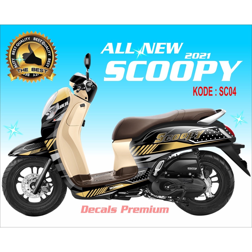 Jual DECAL ALL NEW SCOOPY 2021 STICKER FULL BODY - STIKER DECAL SKUPY ...