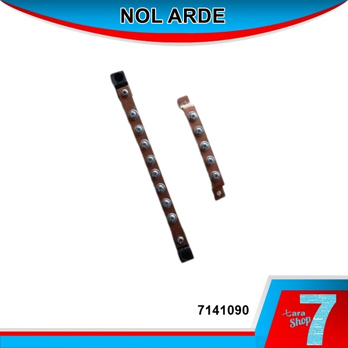 Jual Nol Arde Busbar Grounding Bar Plat Tembaga Netral - 7141090 ...