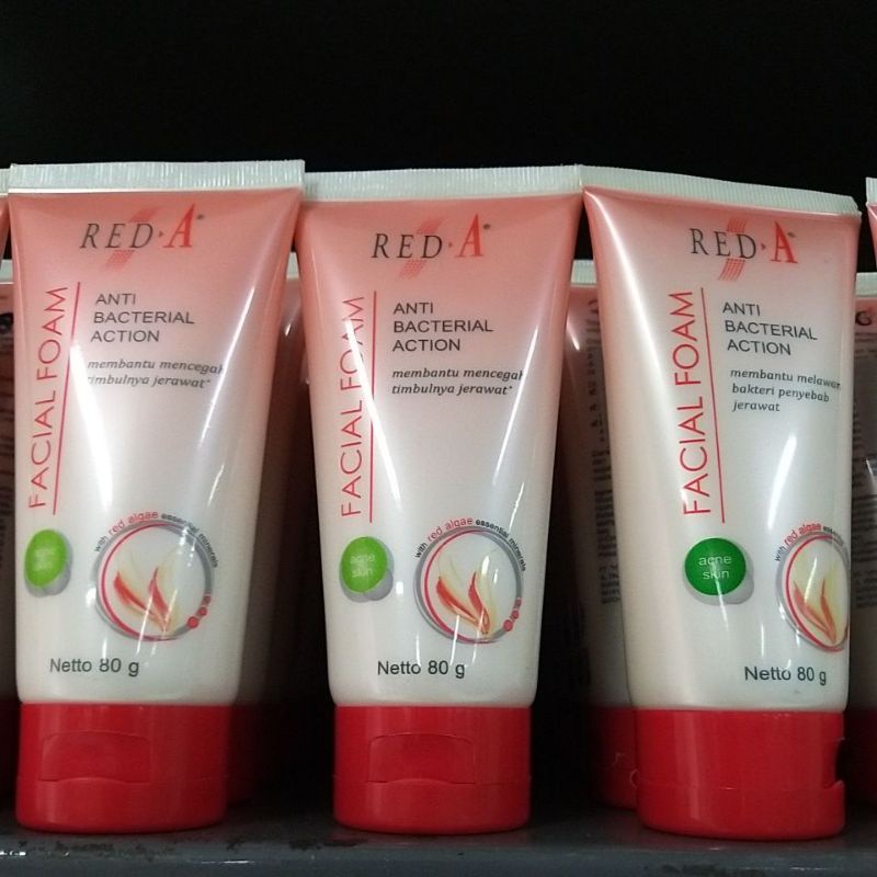 Jual Facial foam Red A / facial wash Viva (Normal, Acne, Oily) | Shopee ...