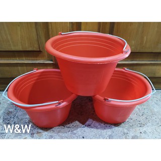 Jual Ember cor kecil orange TEBAL & ANTI PECAH (link khusus GOJEK/GRAB ...