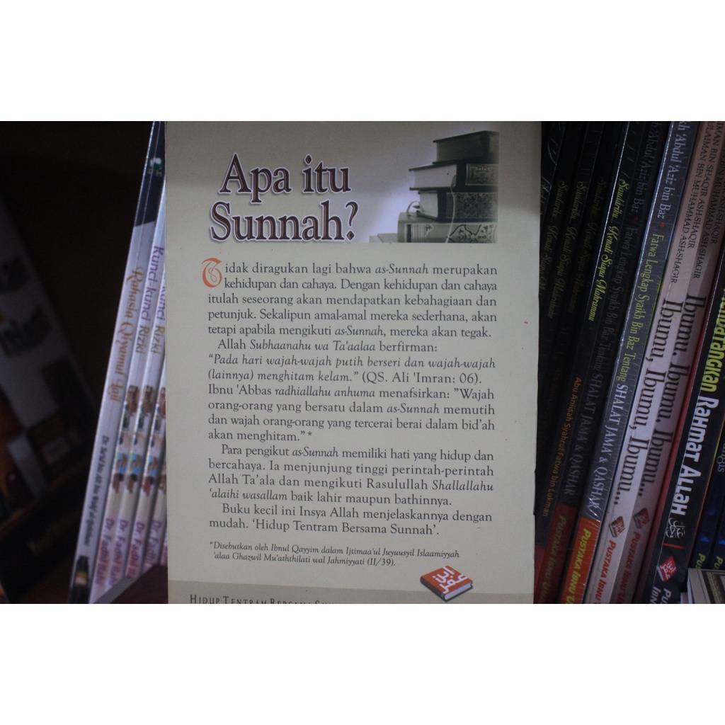 Jual Buku Saku Apa Itu Sunnah - Abu Muhammad Ibnu Shalih b Hasbullah ... Jual Buku Saku Apa Itu Sunnah - Abu Muhammad Ibnu Shalih b Hasbullah ...