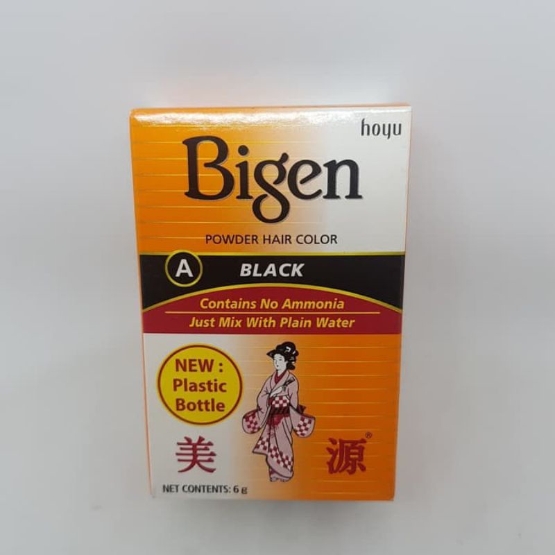 Jual Semir Bigen black/hitam powder hair dye original | Shopee Indonesia