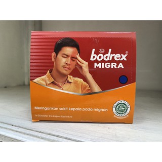 Jual Bodrex Migra Box Isi 25 Strip @ 4 Tablet | Shopee Indonesia
