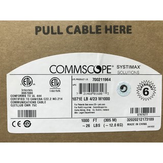 Jual Commscope Systimax UTP CAT6 305m Light Blue 700211964 Kabel LAN ...