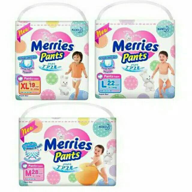 Jual Merries Premium Pants M28 / L22 / XL19 | Shopee Indonesia