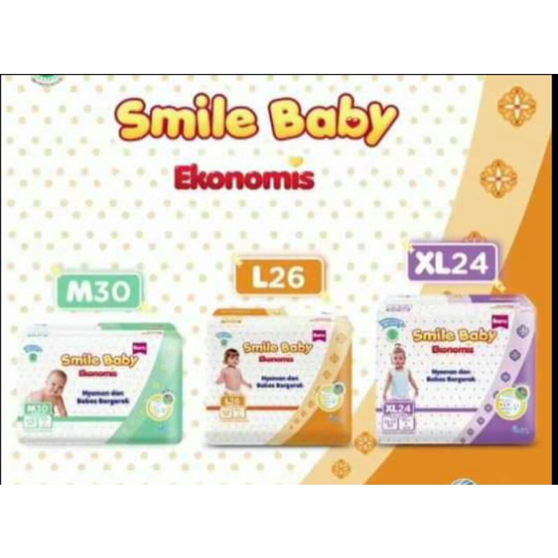 Jual GOON Smile Baby ekonomis pempers smile baby diapers popok bayi sekali pakai Indonesia ...