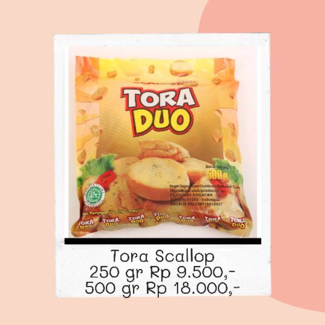 Jual Tora Duo Scallop 250 gr | Shopee Indonesia