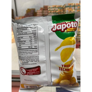 Jual JAPOTA SEAWEED POTATO CHIPS - NETTO 35 GR SNACK makanan ringan ...